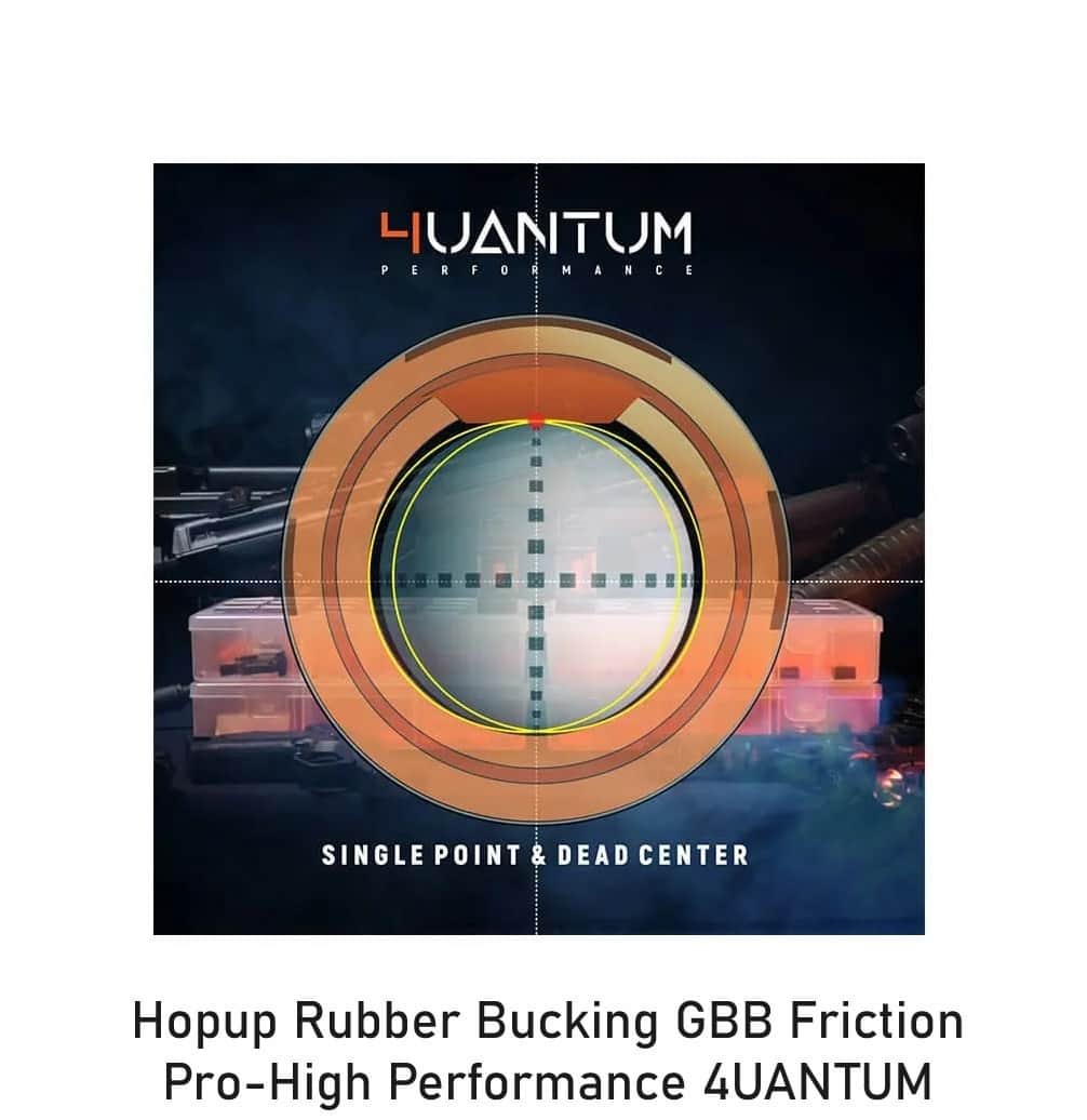 Hopup Rubber Bucking GBB Friction Pro-High Performance 4UANTUM ...
